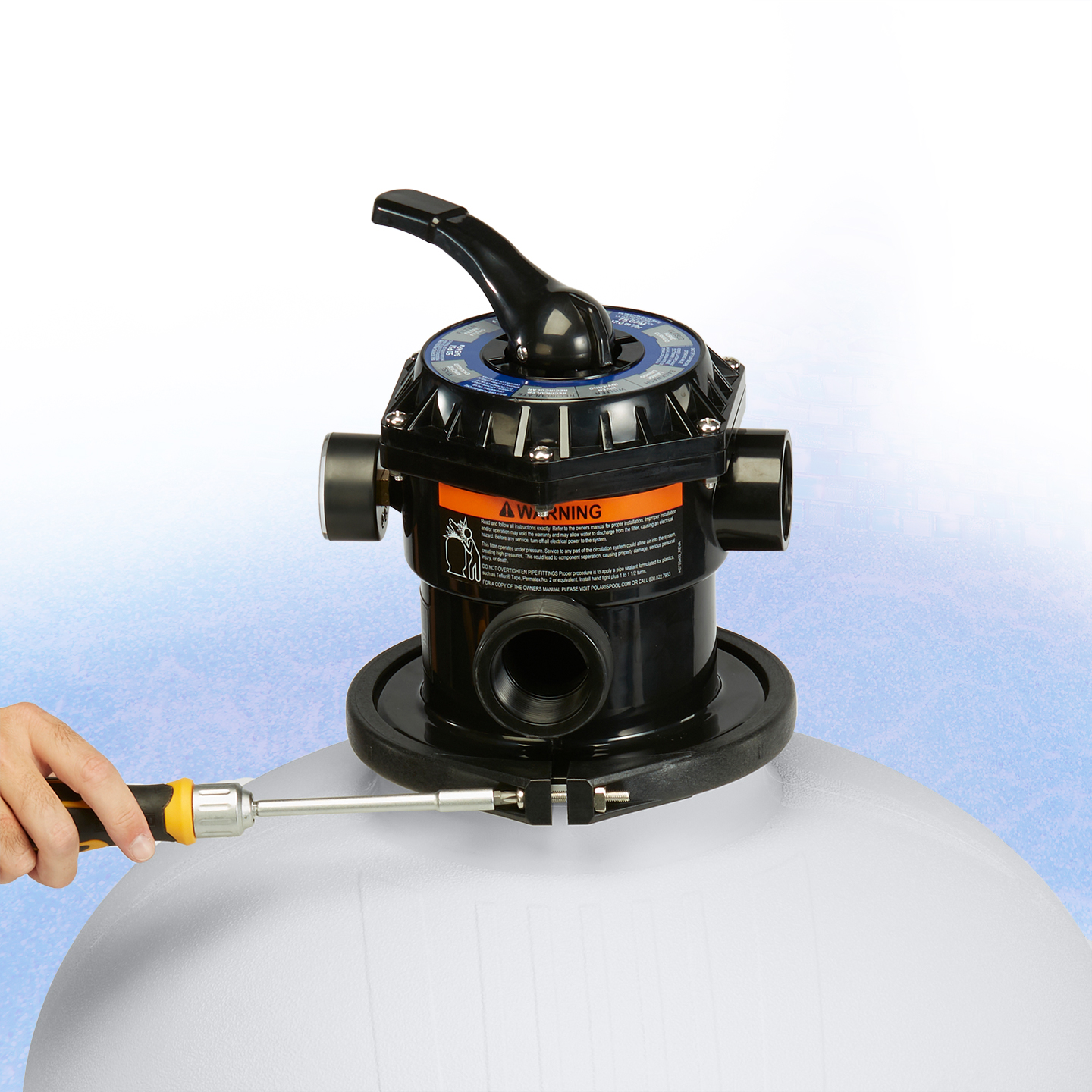 Polaris Prestige 22" Above-Ground Pool Filter System | Polaris Pool